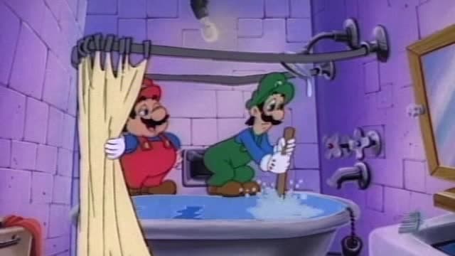 Watch Super Mario Bros. Super Show! S01:E10 - Two Plumbers and a Baby ...