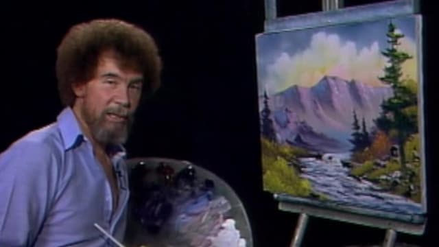 Watch The Joy of Painting With Bob Ross S08:E06 - Bubbling Mountain ...