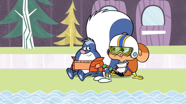 Watch Scaredy Squirrel S04:E07 - Three Alarm Flyer / Driving Miss Davey ...