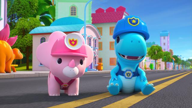 Watch Super Dino S01:E01 - Superdino Rex Team / a Dino Lost in Town ...