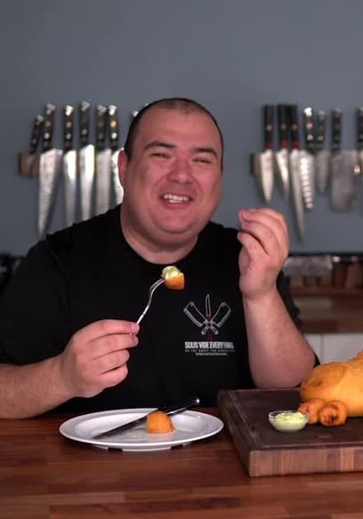 Watch Guga Foods S07:E01 - Steak Tomahawk Corn Dog Experiment / The ...