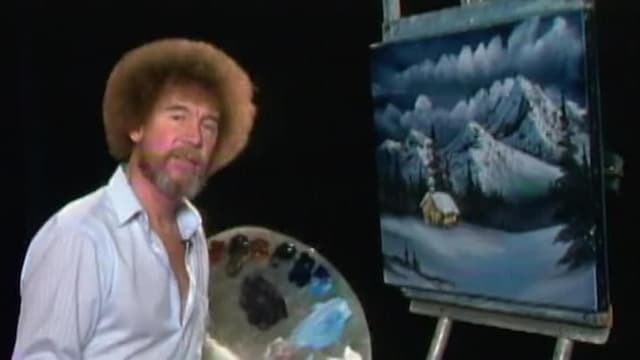 Watch The Joy of Painting With Bob Ross S15:E09 - Christmas Eve Snow ...