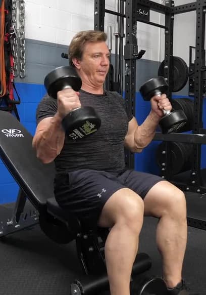 Watch Dumbbell Workouts for Guys Over 50 S01:E03 - Upper Body Blast ...