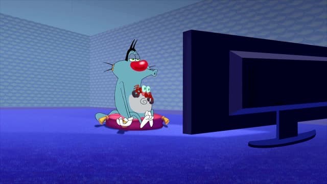 Watch Oggy and the Cockroaches S03:E09 - Moving Out / Oggywood / V.I.P ...