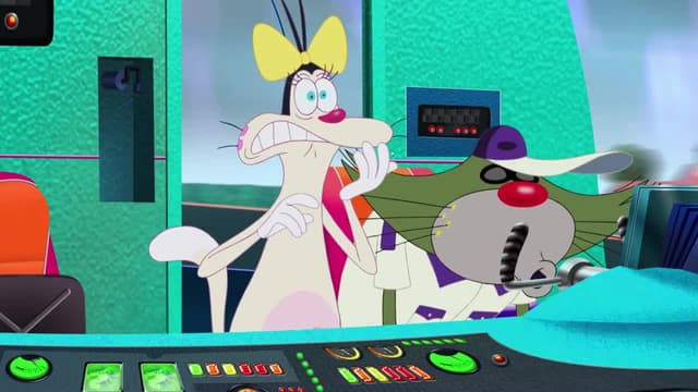 Watch Oggy and the Cockroaches S04:E23 - Bicycle Crazy! / A Streetcar ...