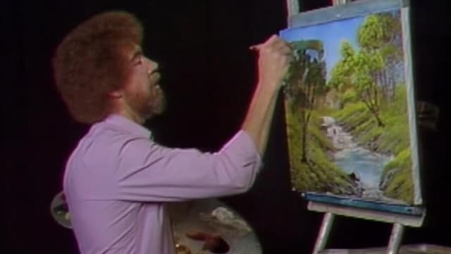 Watch The Joy of Painting With Bob Ross S03:E03 - Bubbling Stream ...