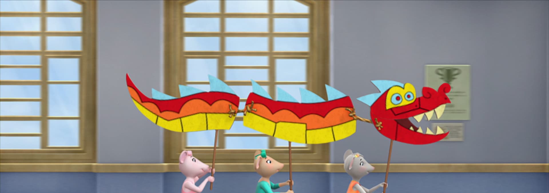 Watch Angelina Ballerina S06:E610 - Angelina and the Dragon Dance ...