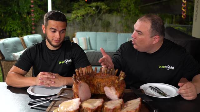 Watch Guga Foods S07:E09 - Prime Rib Grilled vs. Rotisserie / How to ...