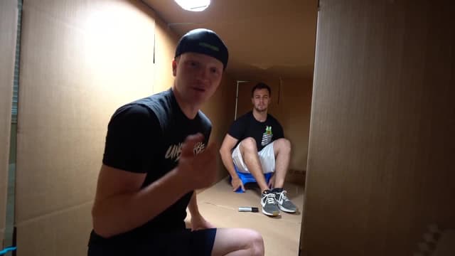 Watch Unspeakable S06:E08 - Last to Leave the Cardboard House Challenge ...